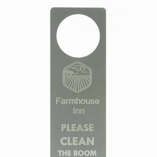 Engraved Metal door signs Do not disturb